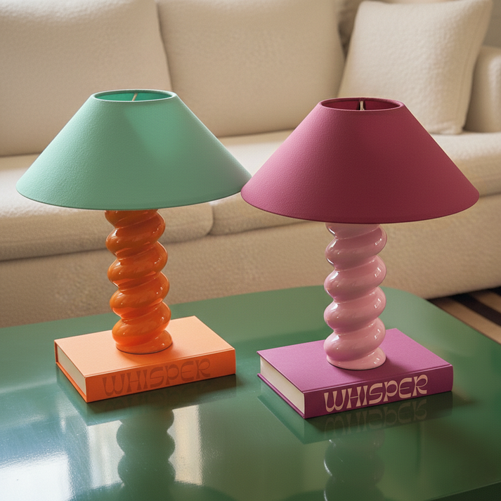The Martini Lamp — Artistic Wood Table Lamp | Whisper The Brand
